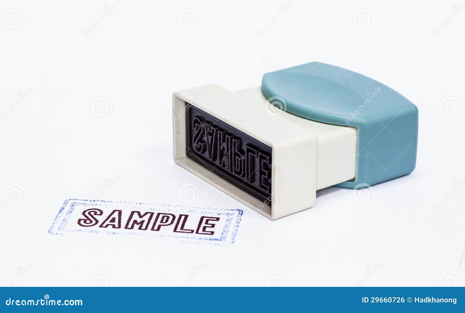 Stamper stock photo. Image of sample, plastic, accomplished - 29660726