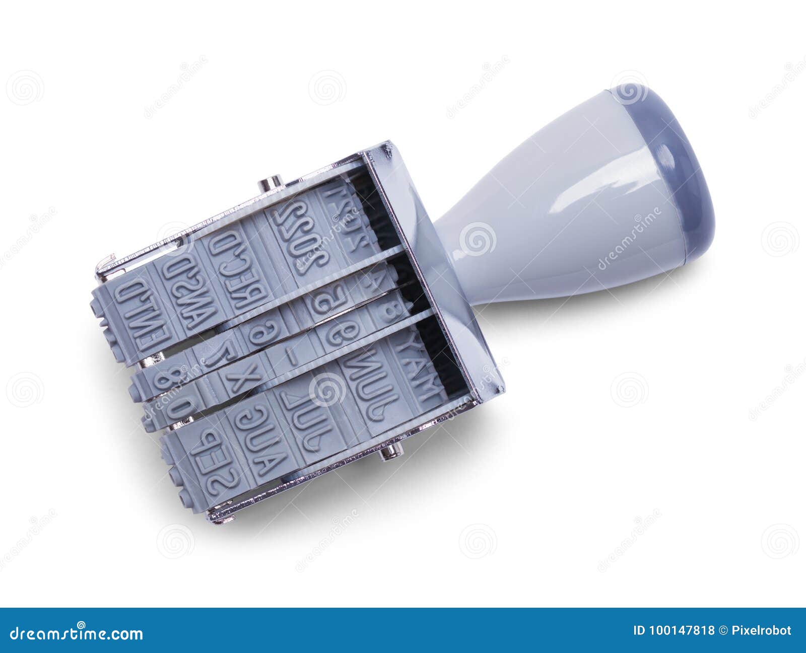 Stamper Date stock photo. Image of certificate, time - 100147818