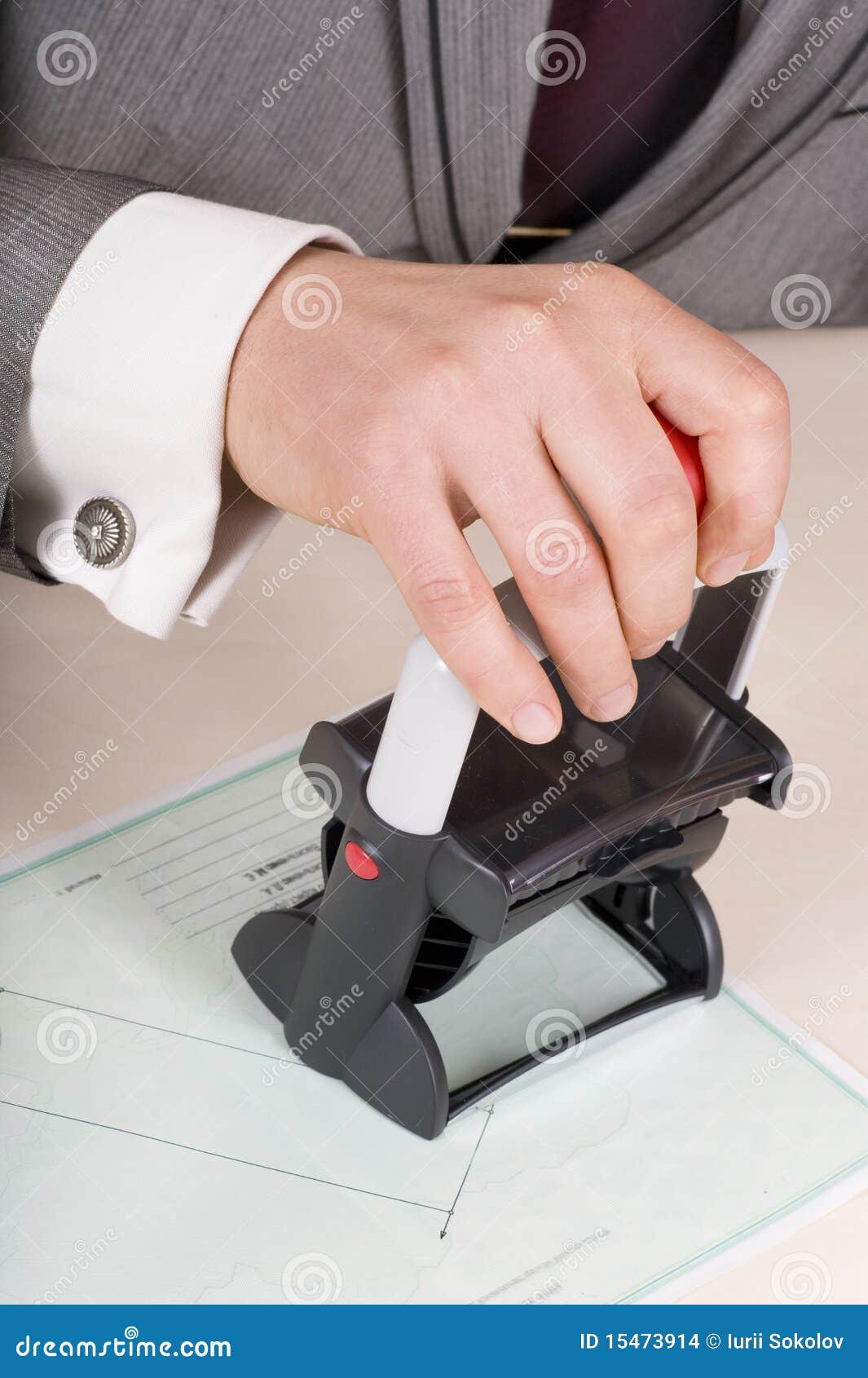 Stamping document stock photo. Image of paper, certify - 15473914