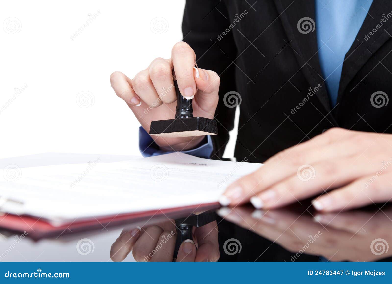 Stamping documents stock image. Image of manager, certify - 24783447