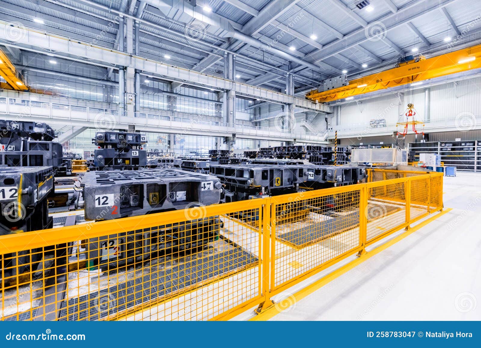 Stamping Forms in a Car Factory Stock Image - Image of production ...
