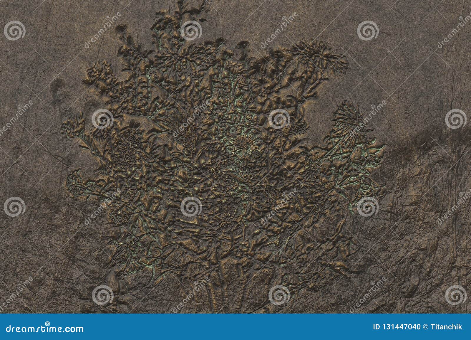 Oxidized copper plate stock illustration. Illustration of corrosion ...