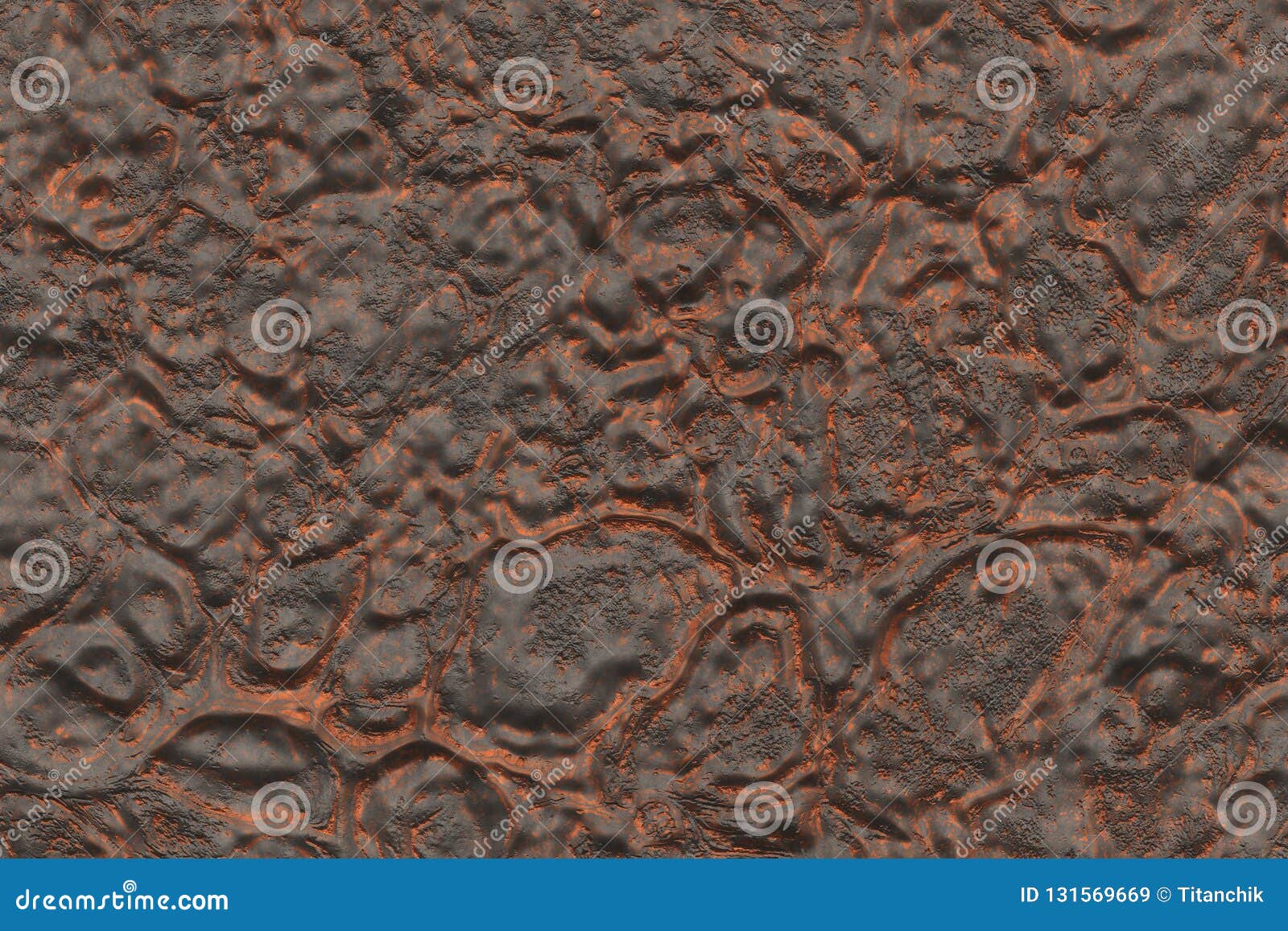 Stamping on Metal- Oxidized Copper Plate Stock Illustration ...