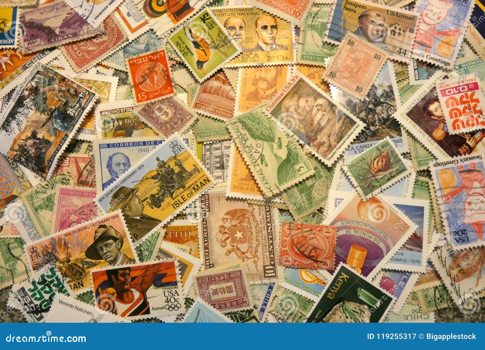 World Stamps editorial photography. Image of mail, stamps - 119255317