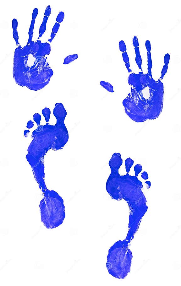 Stamps feet and hands stock illustration. Illustration of criminal ...