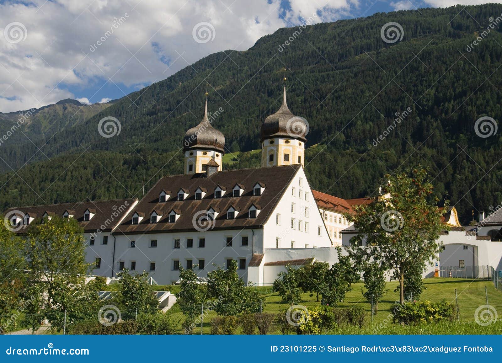Stams Monastery stock image. Image of tiroler, building - 23101225