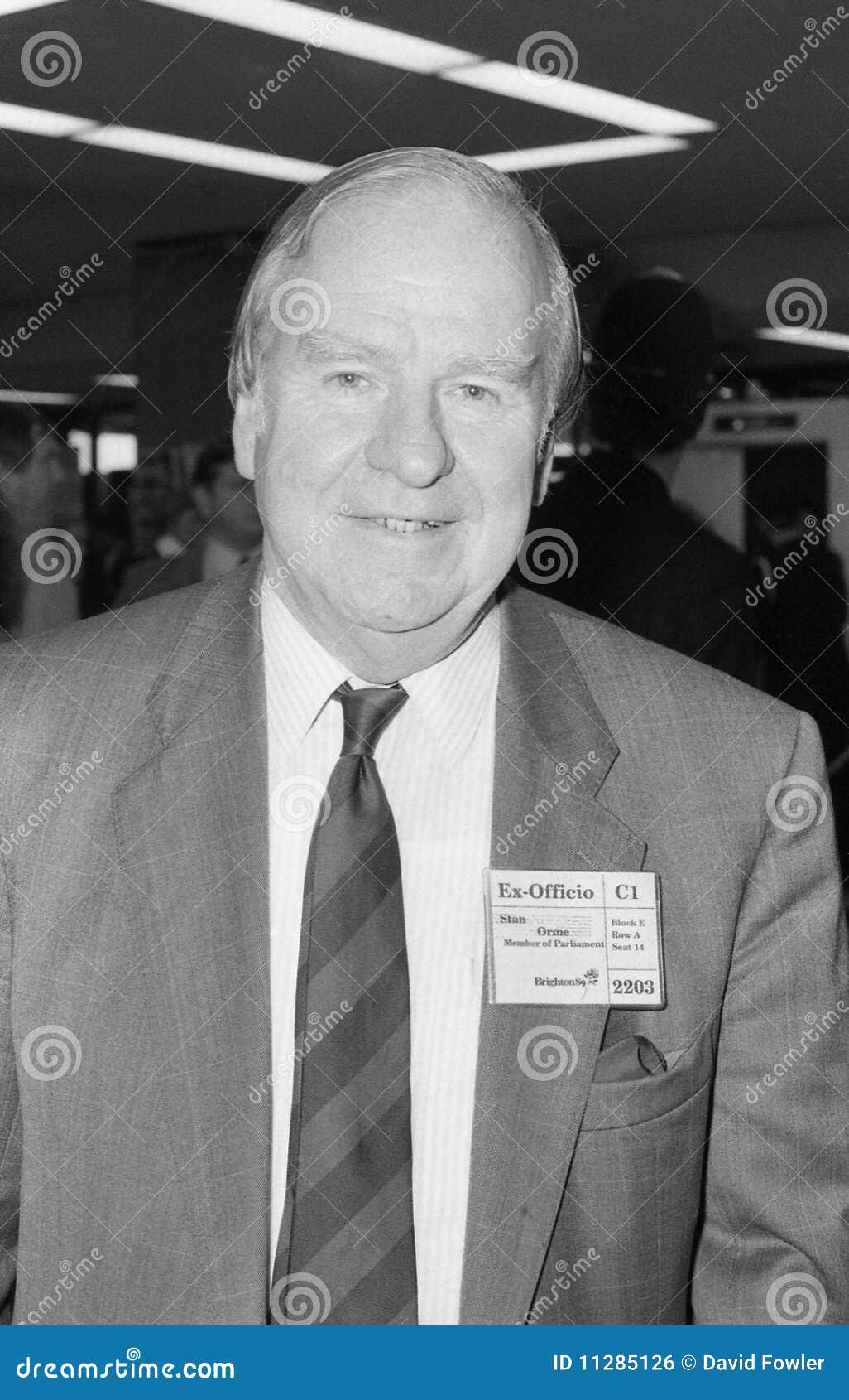 Stan Orme editorial photo. Image of brighton, party, member - 11285126