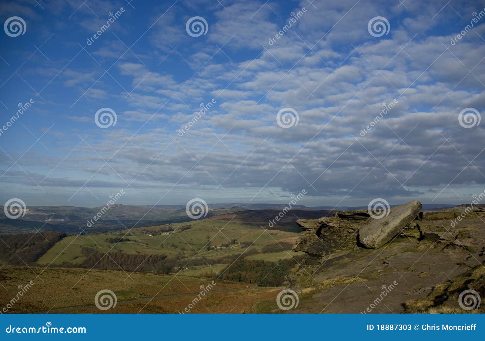 Stanage Edge stock image. Image of hill, hills, landscapes - 18887303