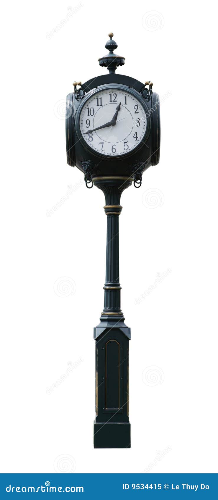 Stand-alone Clock stock image. Image of deadline, vintage - 9534415