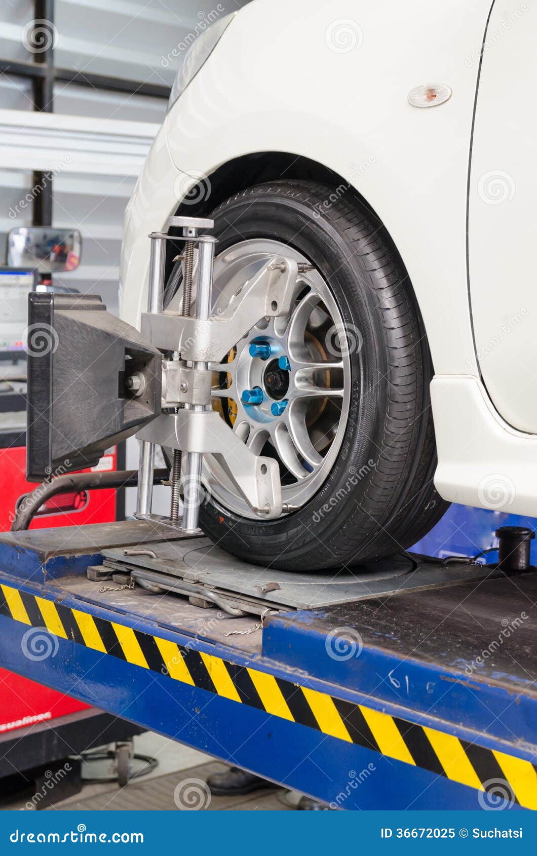 Stand Balancing Of Wheels Stock Photography | CartoonDealer.com #36672068