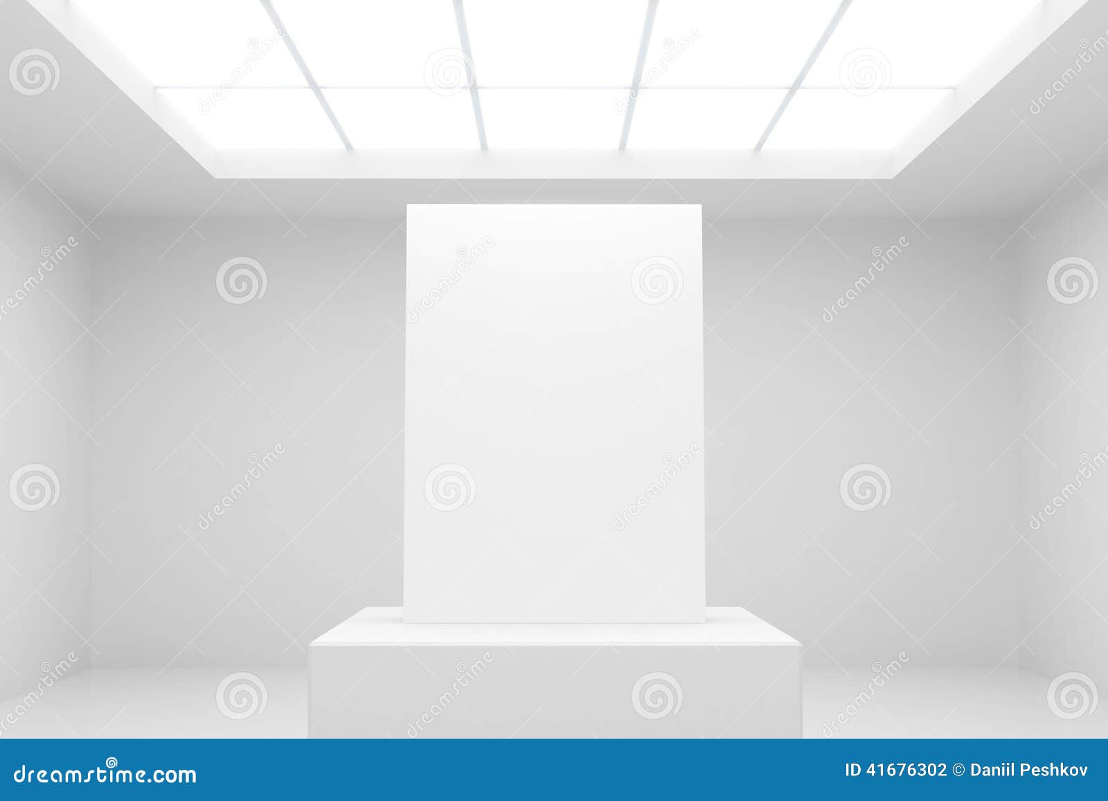 Stand and blank paper stock illustration. Illustration of living - 41676302