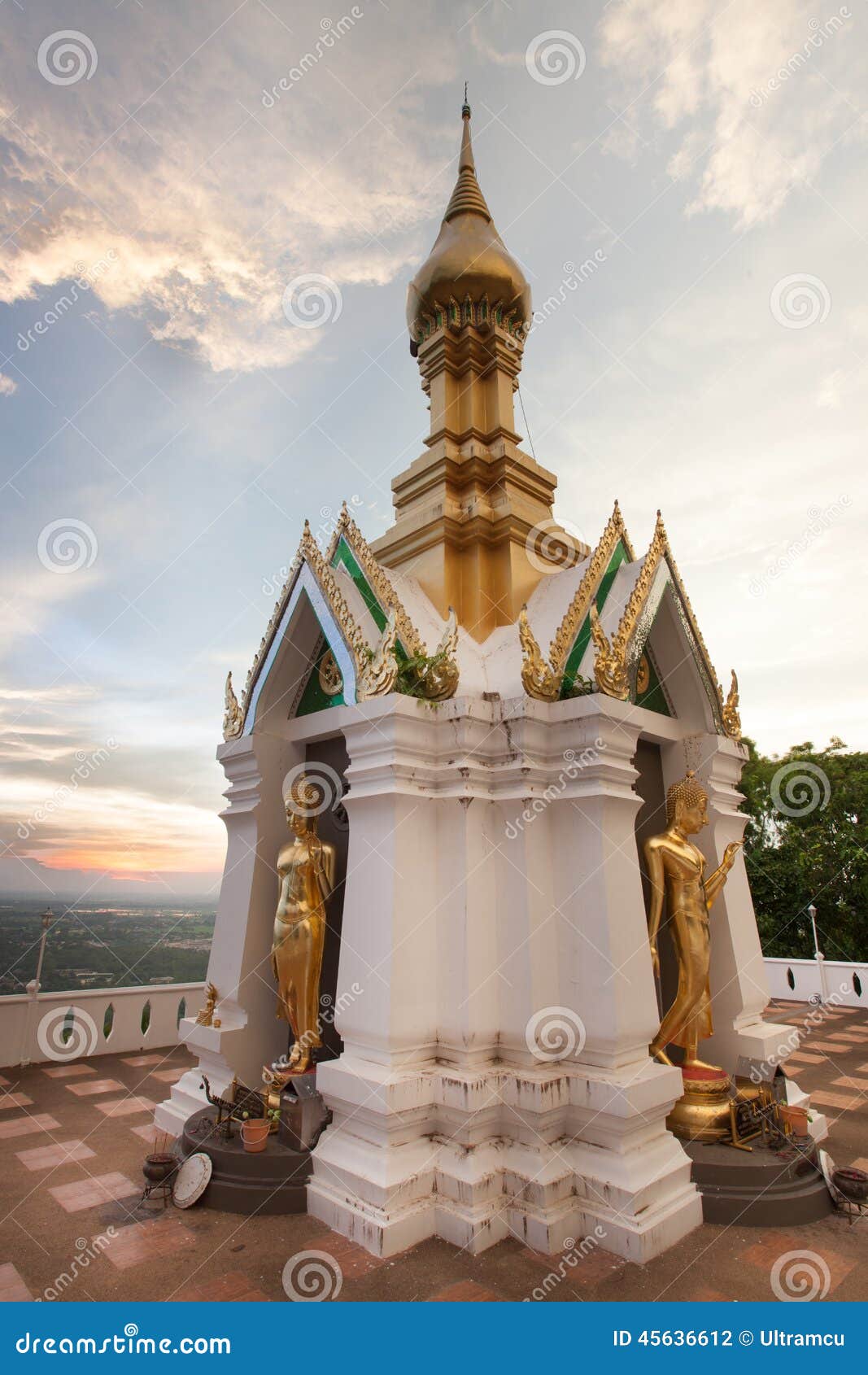 Stand Buddha Statue during Sunset Stock Photo - Image of buddha, statue ...