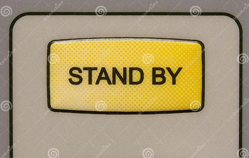 Stand by button stock photo. Image of view, notice, laser - 632558