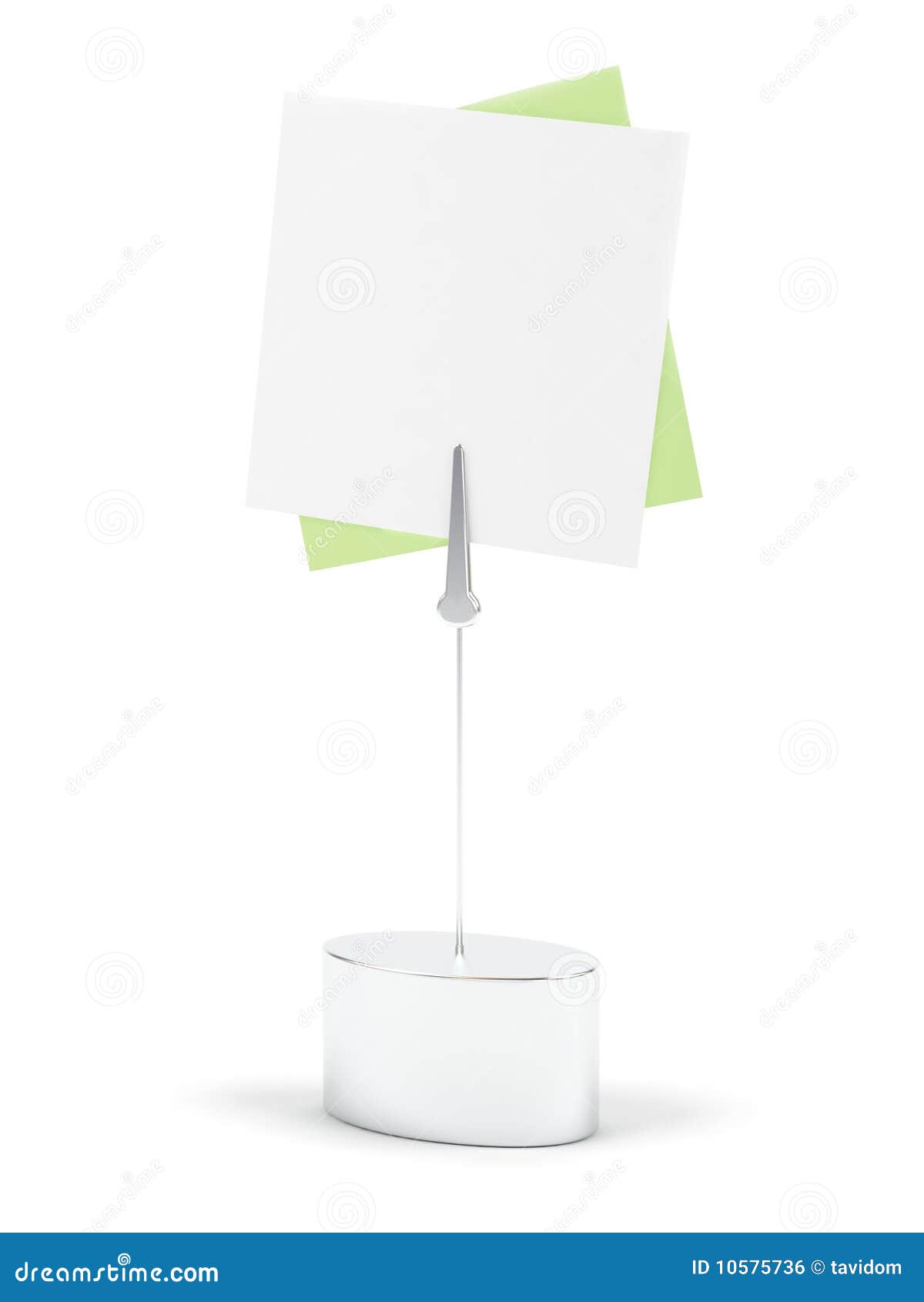 Stand with card. stock illustration. Illustration of business - 10575736