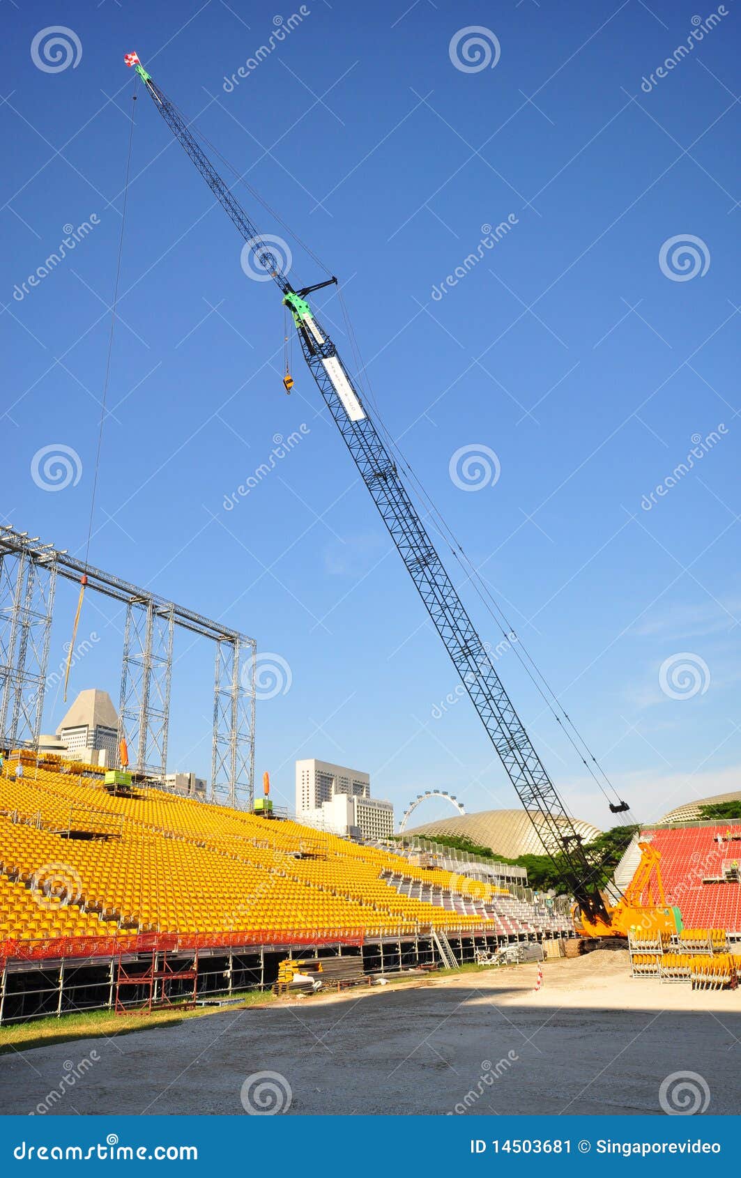 Stand Construction at Padang, Singapore Editorial Photo - Image of ...