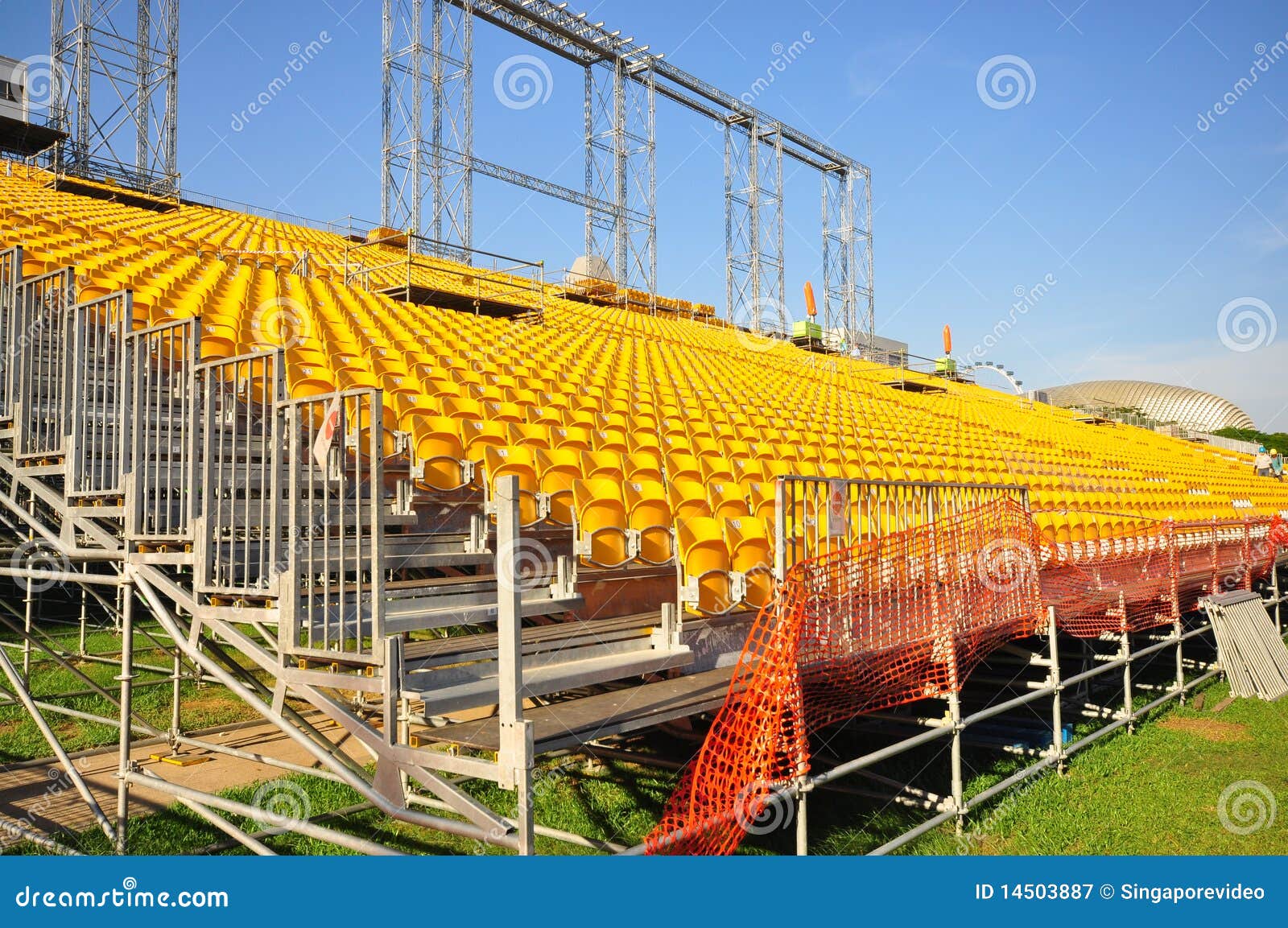 Stand Construction at Padang, Singapore 4 Editorial Photography - Image ...