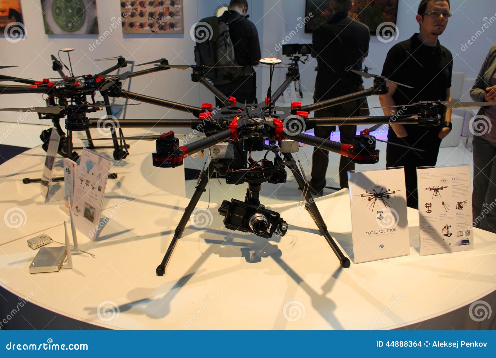 The stand of DJI editorial stock image. Image of helicopter - 44888364