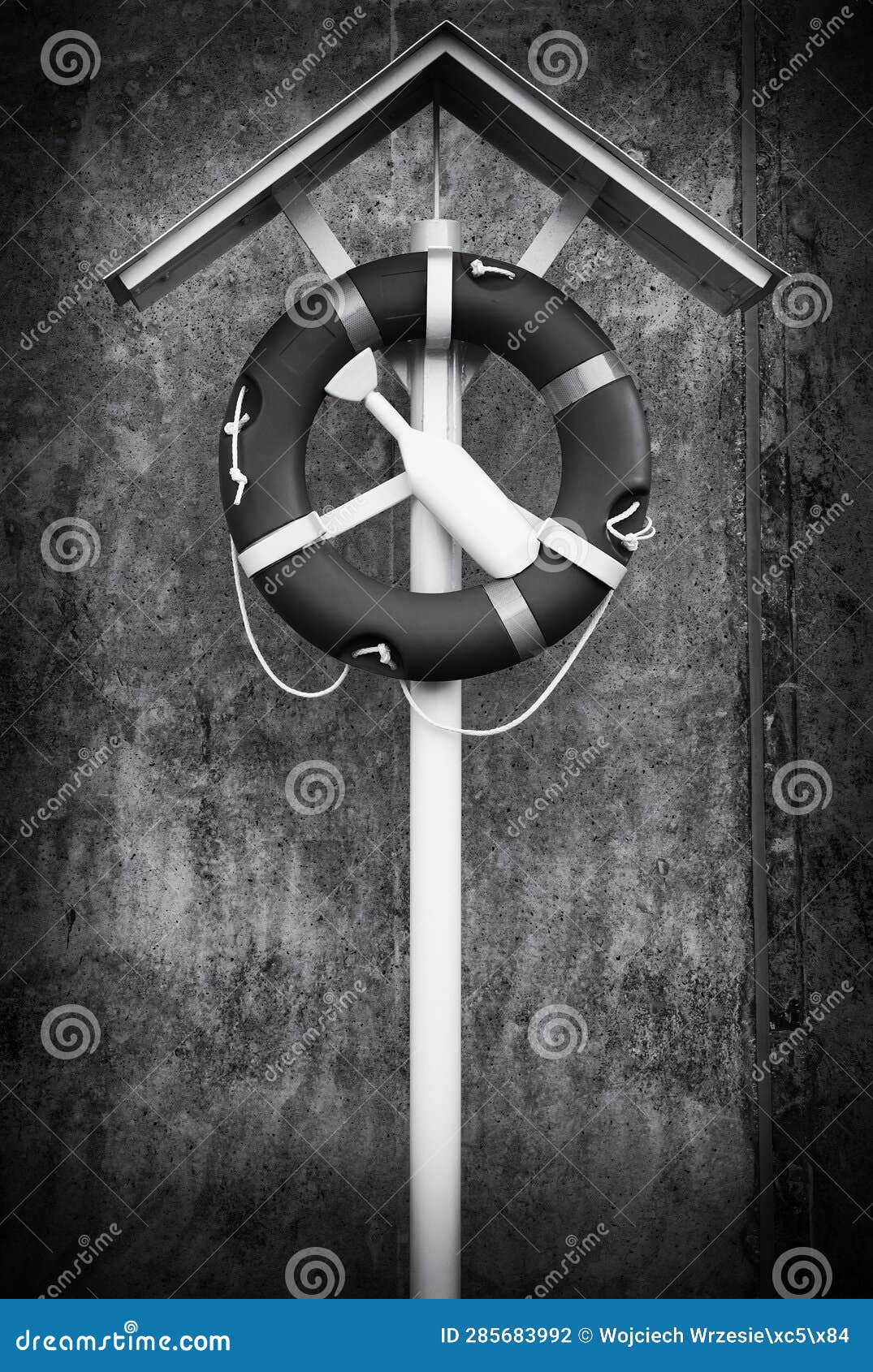 LIFEBUOY stock photo. Image of white, standard, wall - 285683992