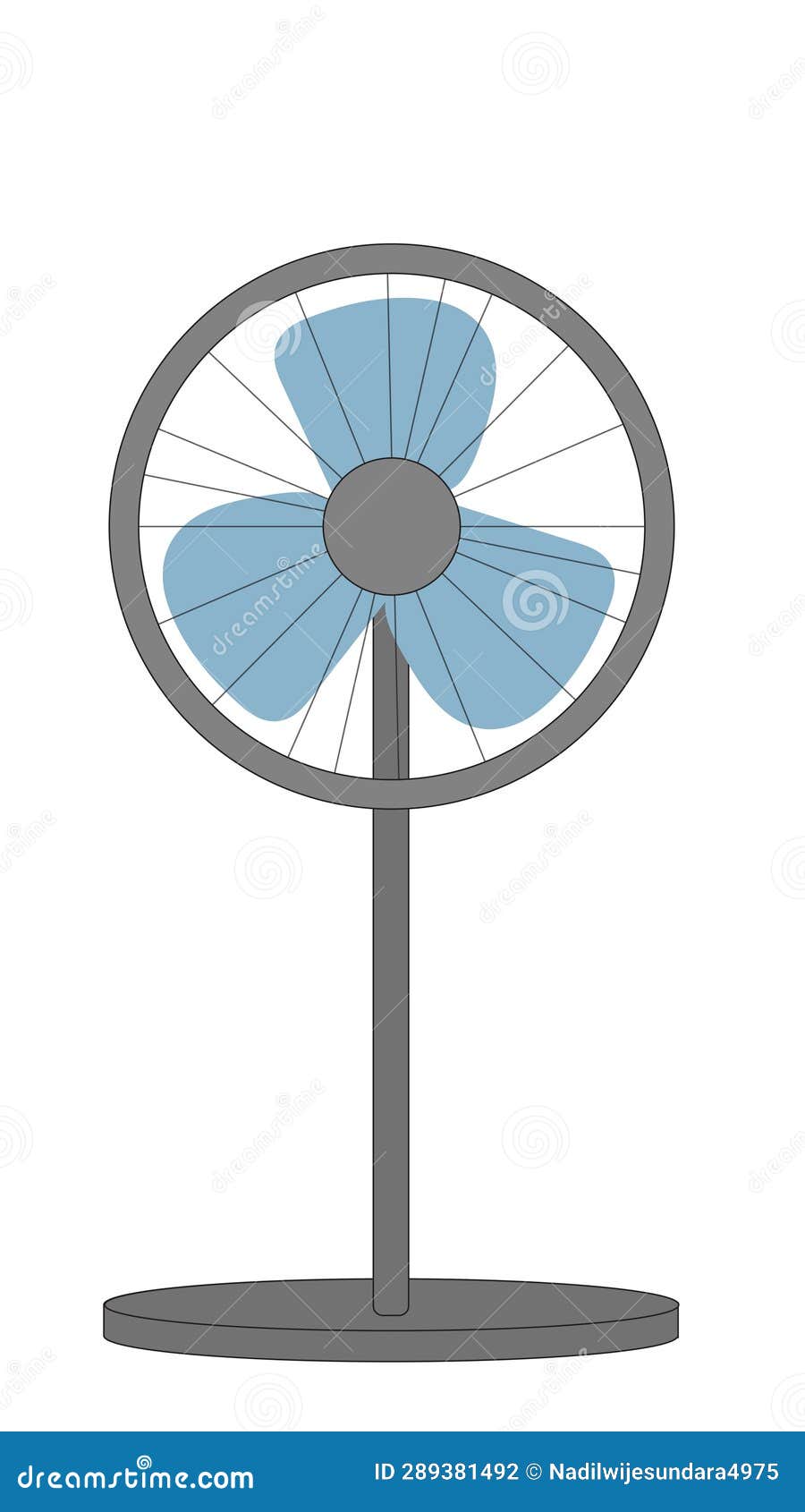 A Stand Fan illustration stock vector. Illustration of provide - 289381492