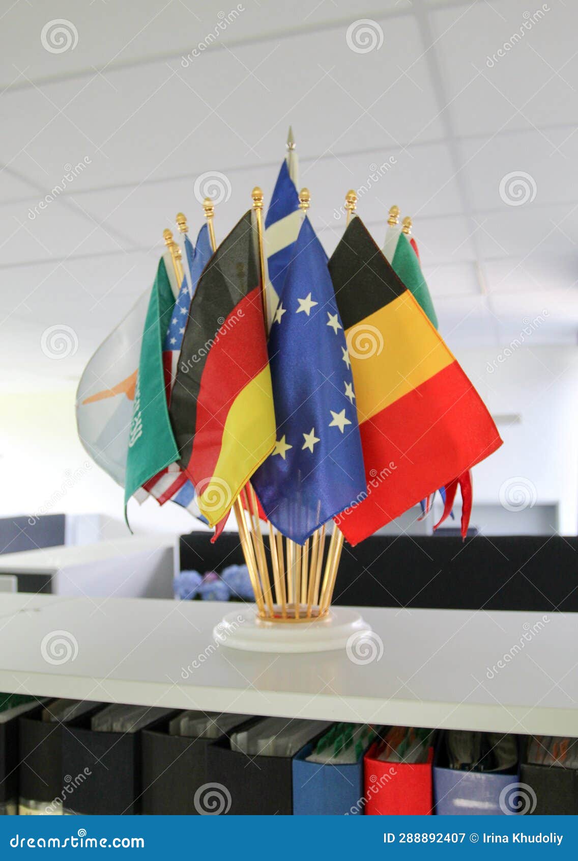 Stand for the flags stock image. Image of symbol, national - 288892407