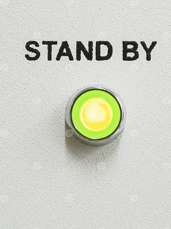 Stand by indicator stock image. Image of power, green - 28004163