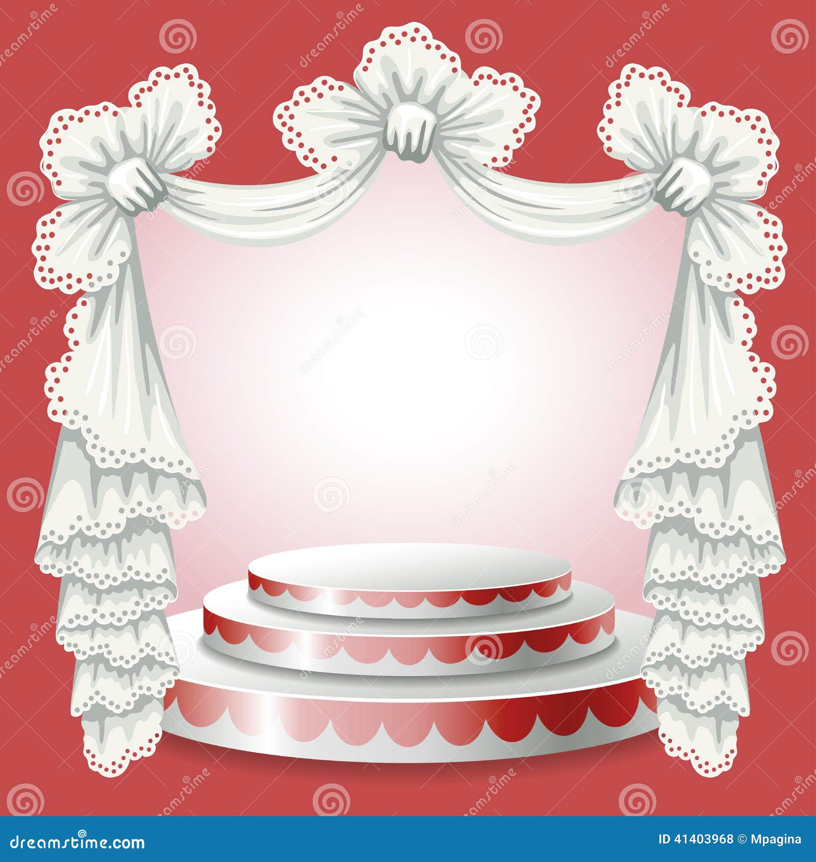 Stand and lace curtain stock vector. Illustration of house - 41403968
