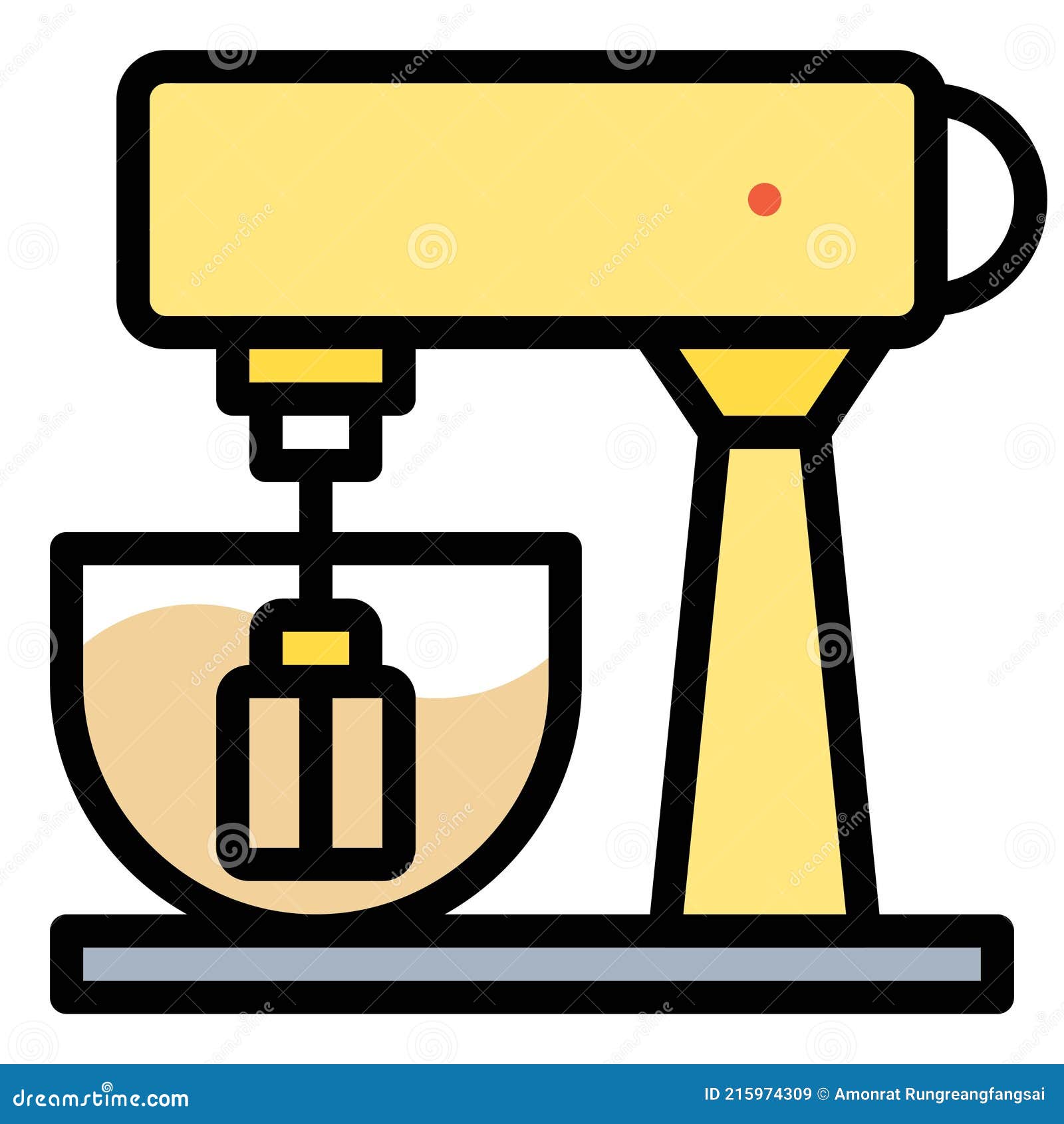 Stand Mixer Icon, Bakery and Baking Related Vector Stock Vector ...