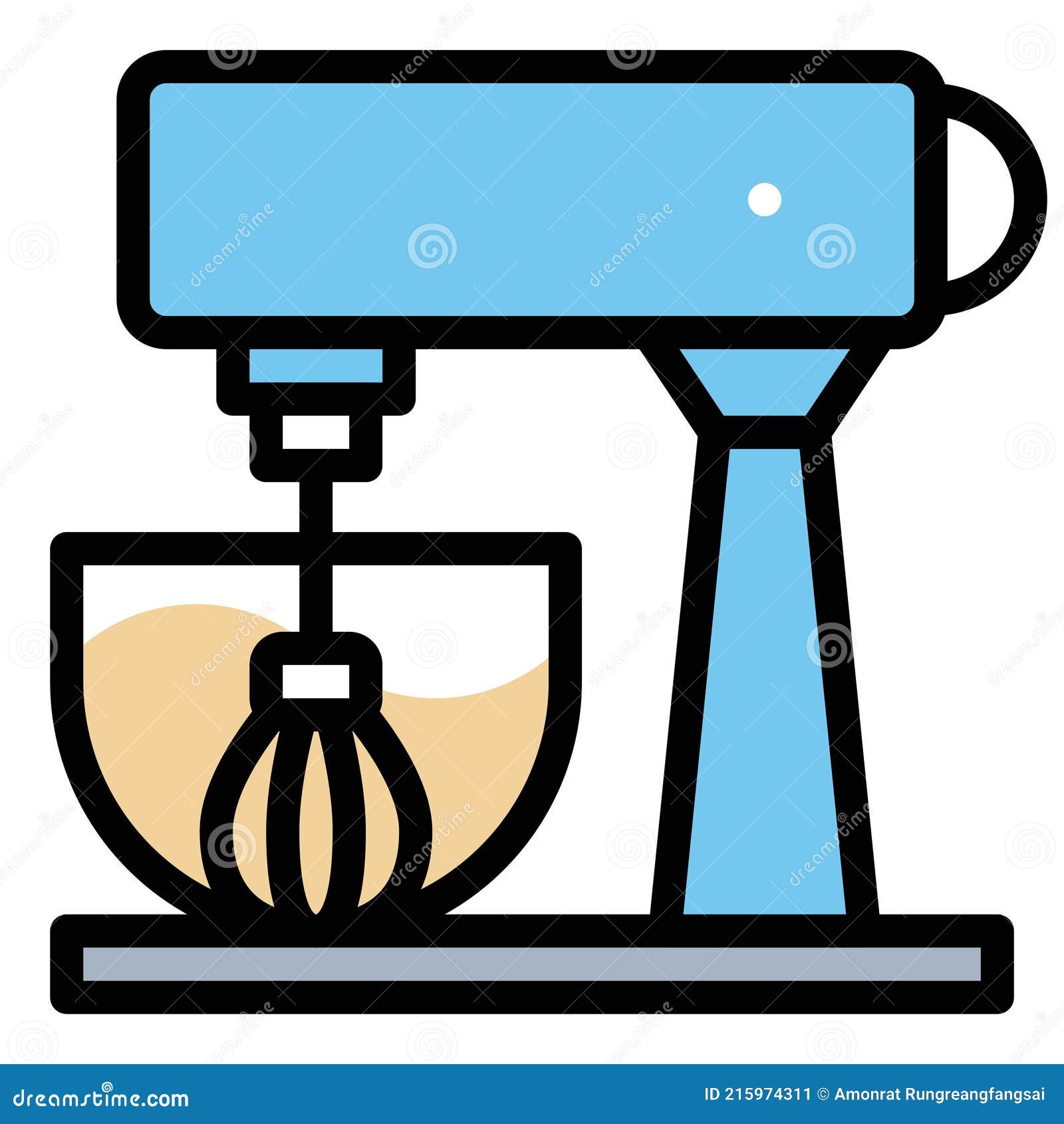 Stand Mixer Icon, Bakery and Baking Related Vector Stock Vector ...