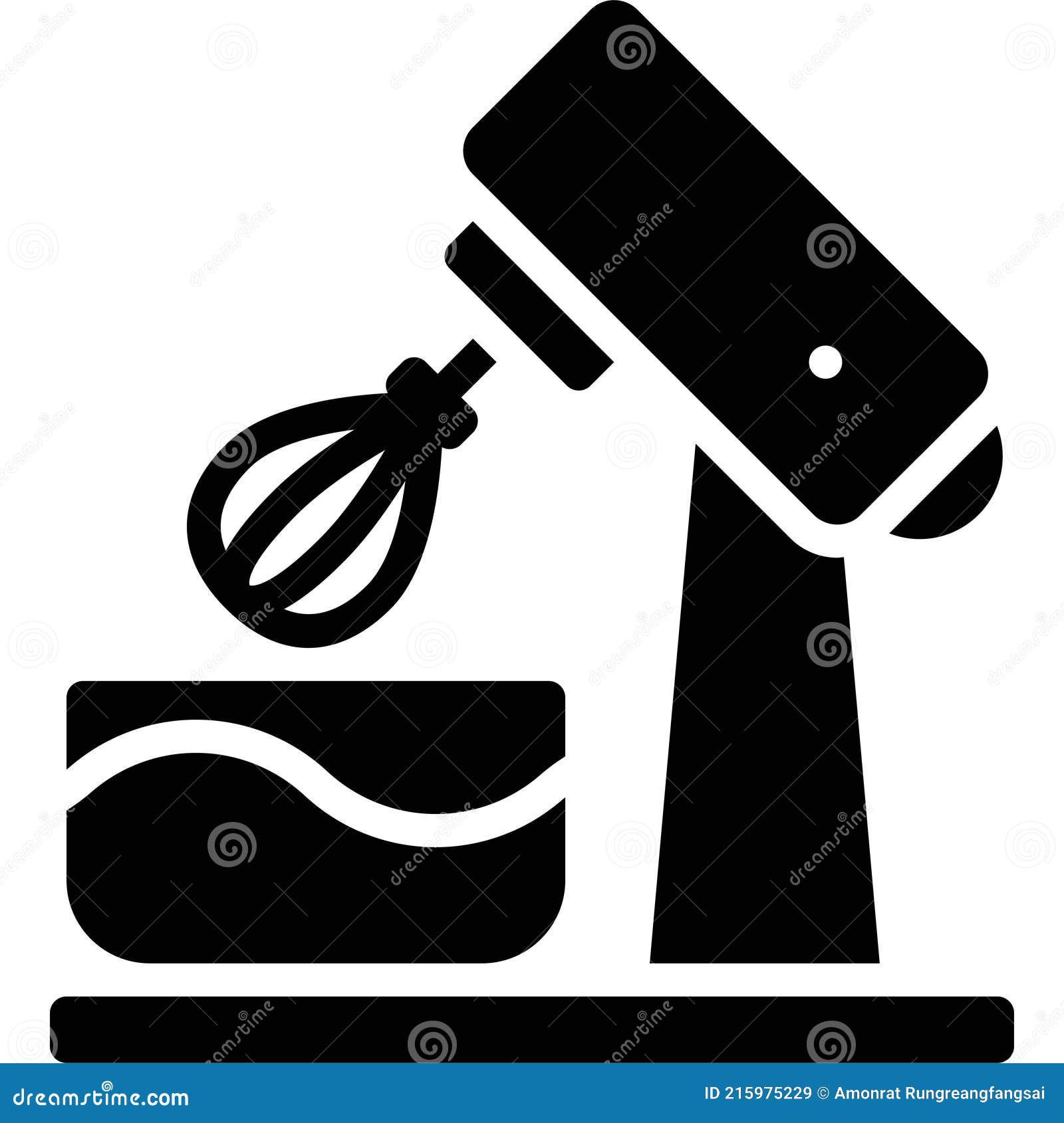 Stand Mixer Icon, Bakery and Baking Related Vector Stock Vector ...