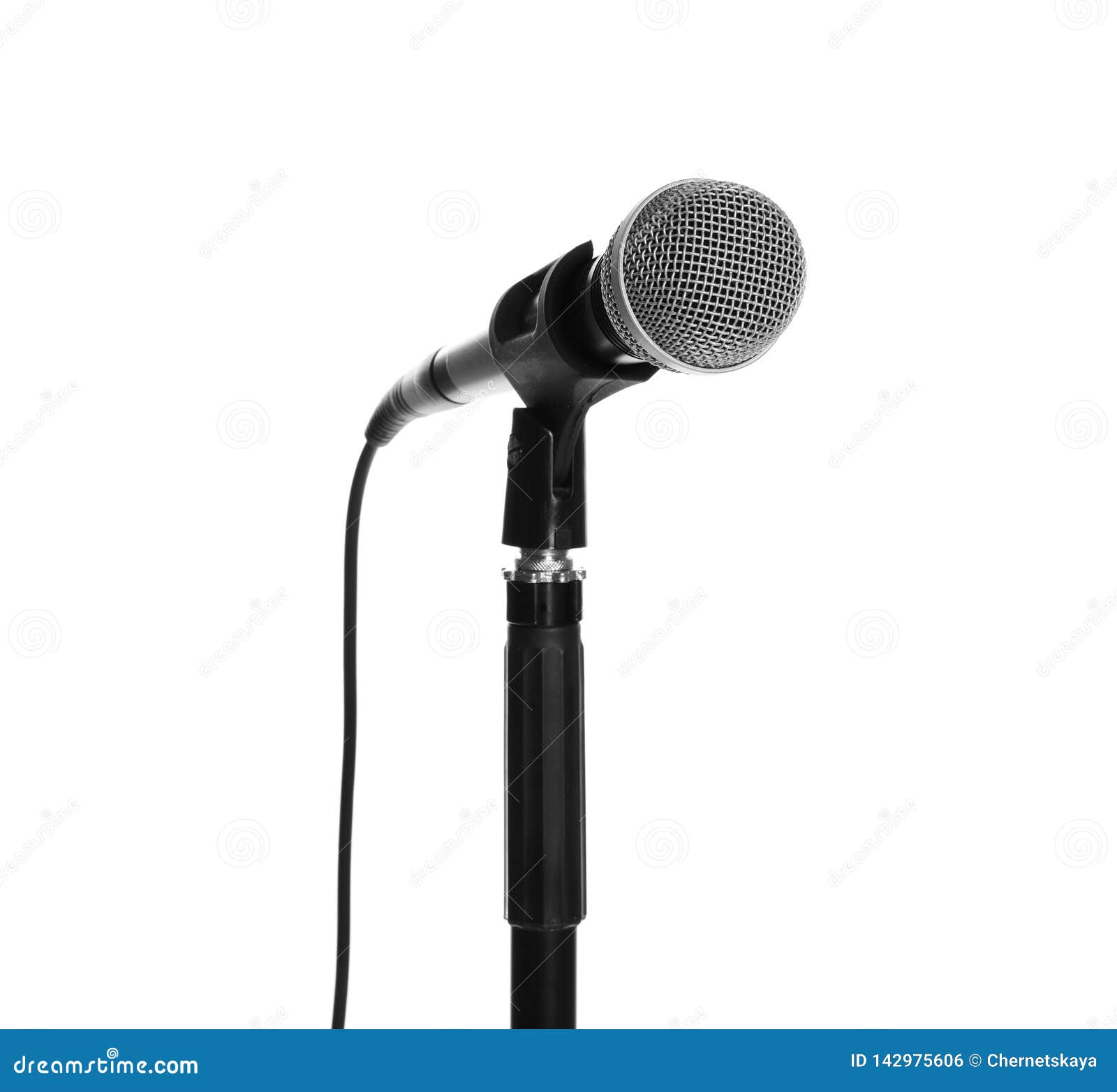 Modern Microphone And People At Business Training, Closeup Royalty-Free ...