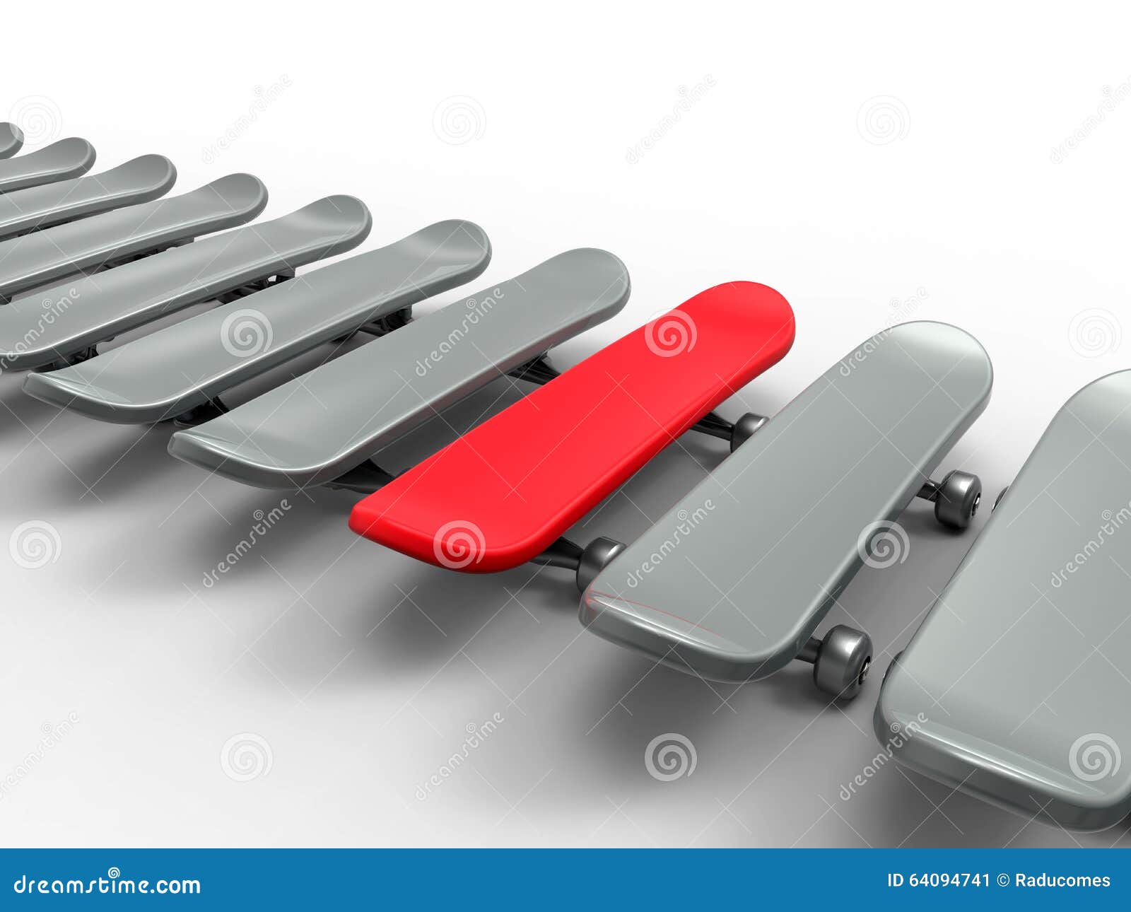 Stand Out Concept - Skateboard Stock Illustration - Illustration of ...