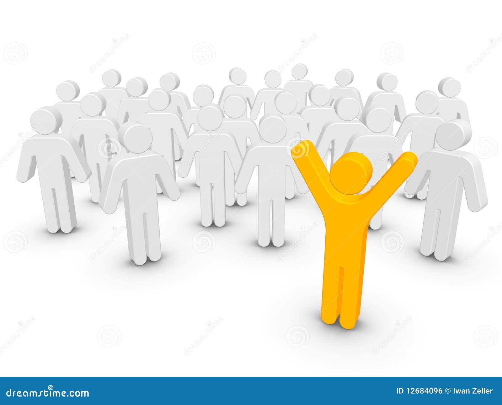 Stand Out from the Crowd stock illustration. Illustration of community ... Stand Out from the Crowd stock illustration. Illustration of community ...
