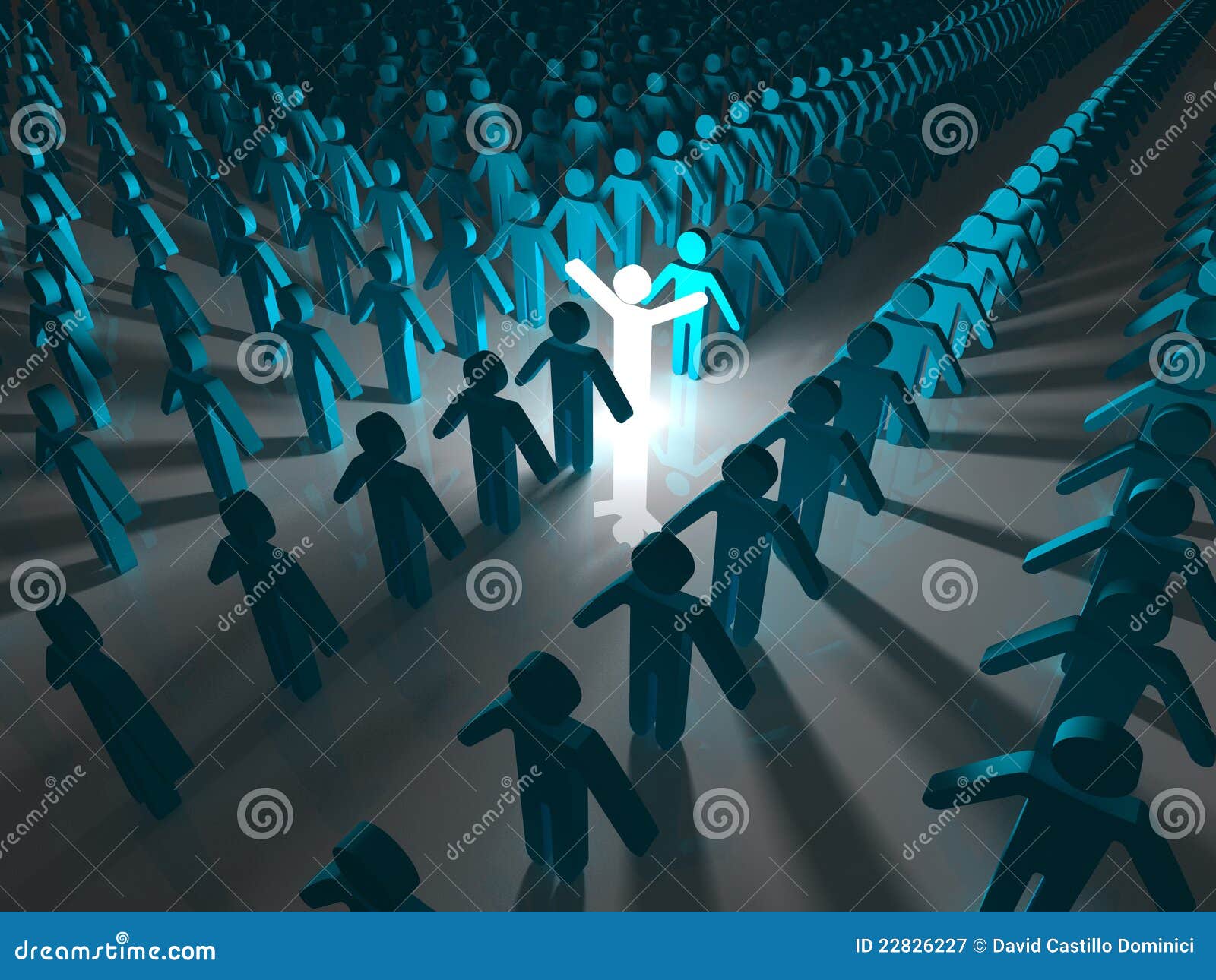 Stand Out from the Crowd stock illustration. Illustration of place ... Stand Out from the Crowd stock illustration. Illustration of place ...