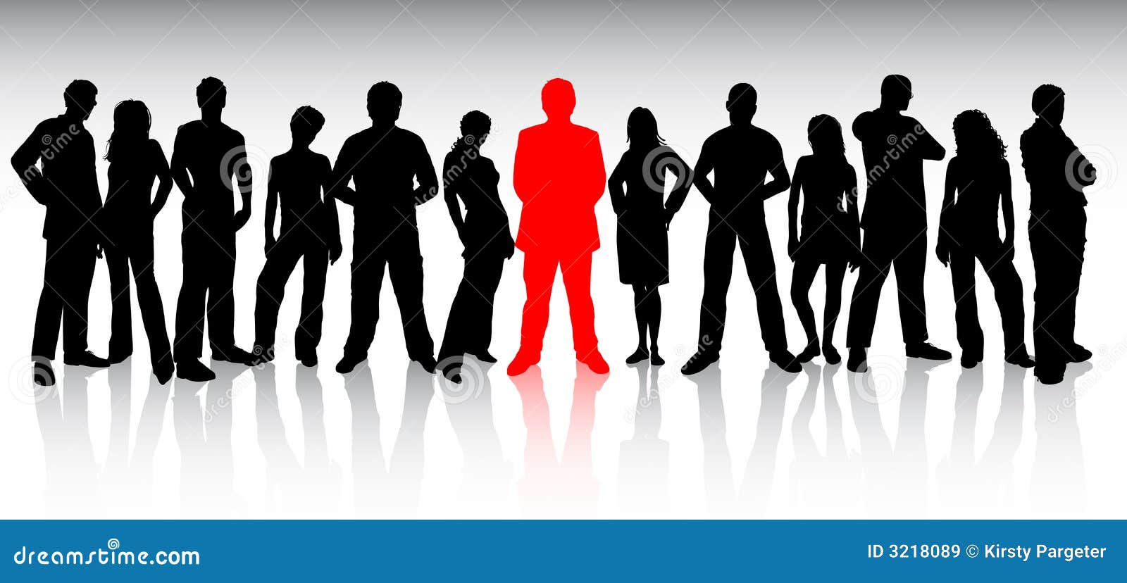 Stand out from the crowd stock vector. Illustration of profession - 3218089 Stand out from the crowd stock vector. Illustration of profession - 3218089