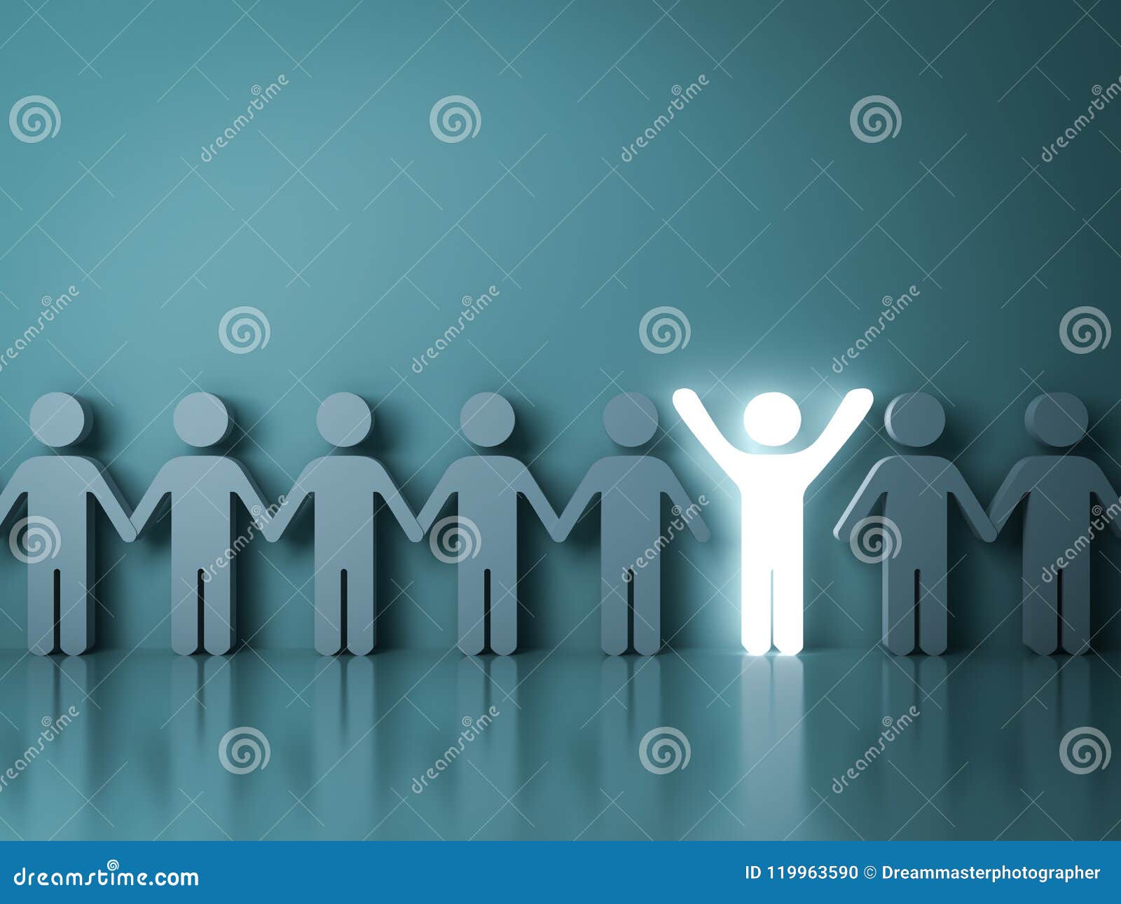 Stand Out from the Crowd and Different Creative Idea Concepts One ...