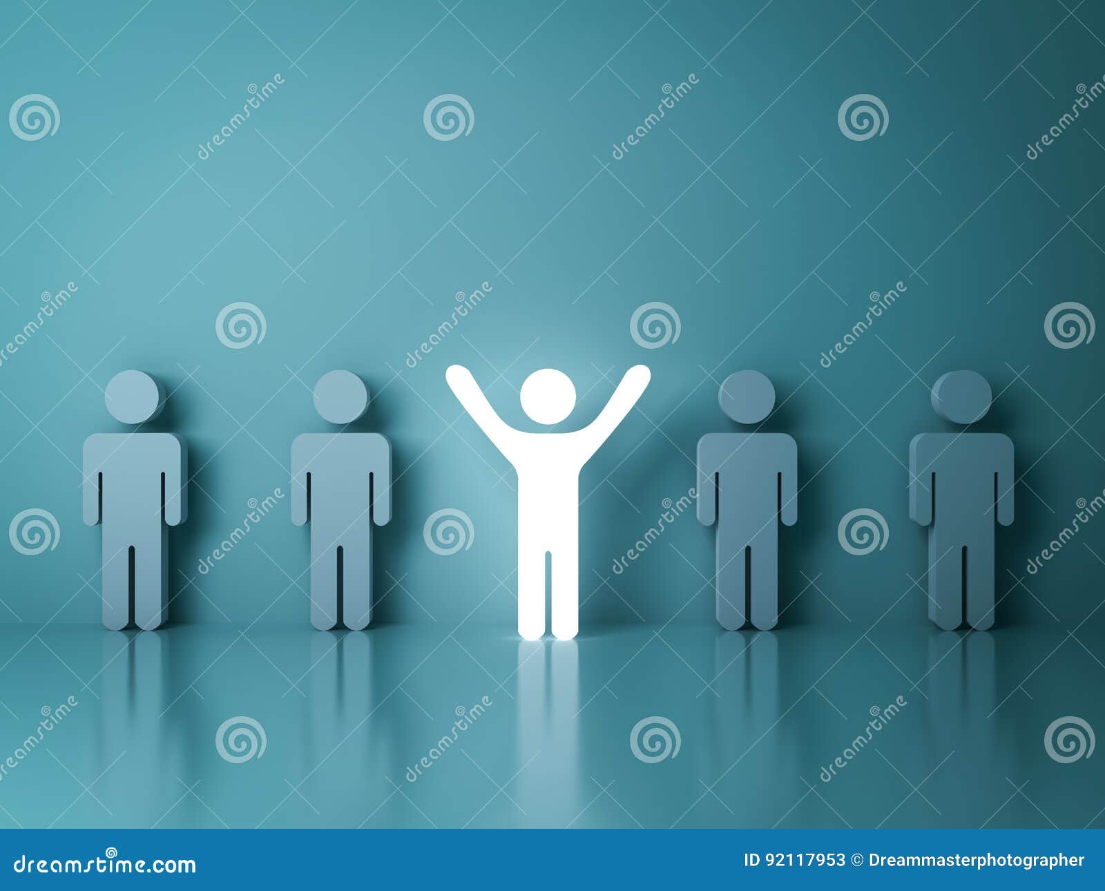 Stand Out from the Crowd and Different Creative Idea Concepts , One ...