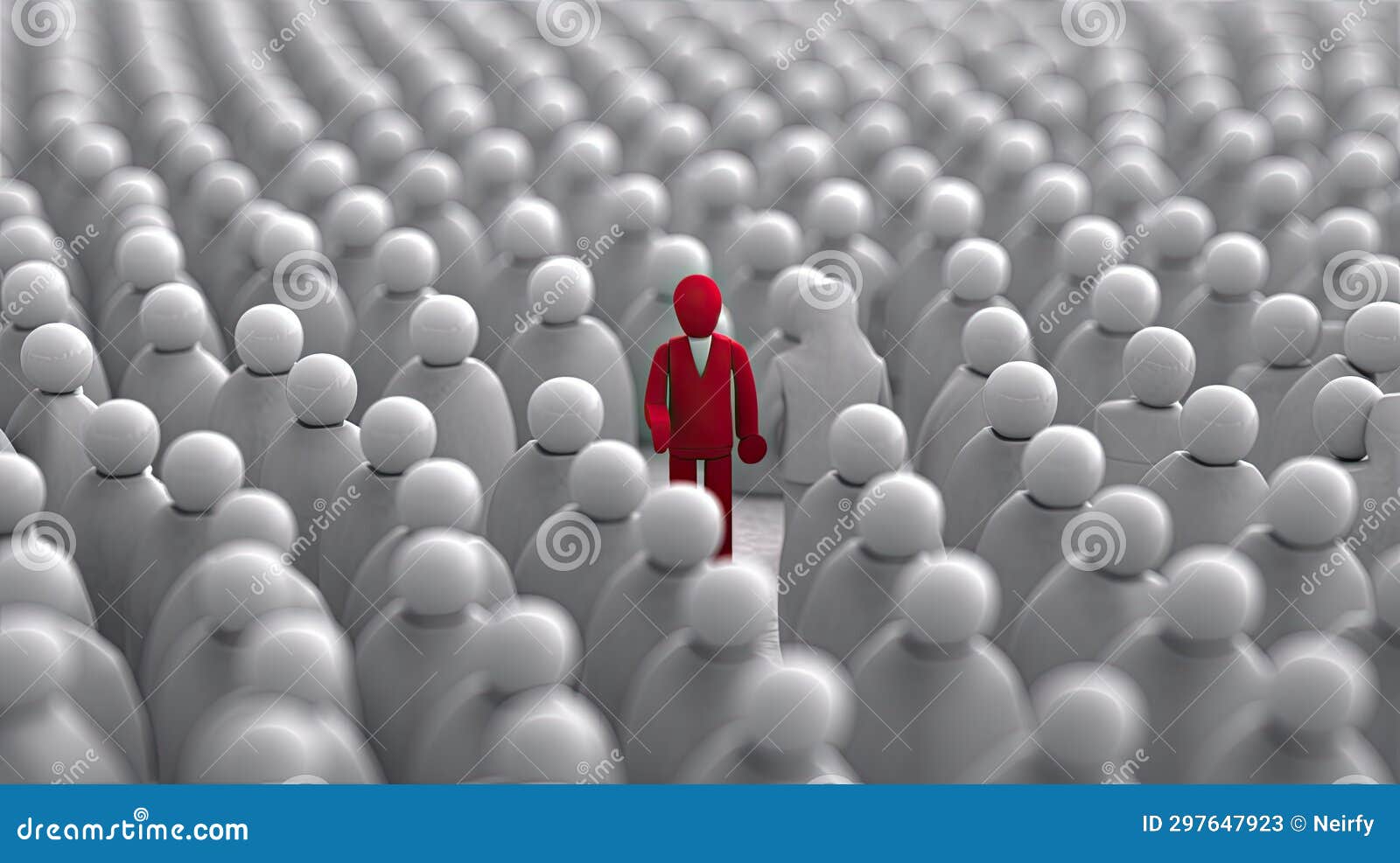 Stand out of the crowd stock illustration. Illustration of shape ... Stand out of the crowd stock illustration. Illustration of shape ...