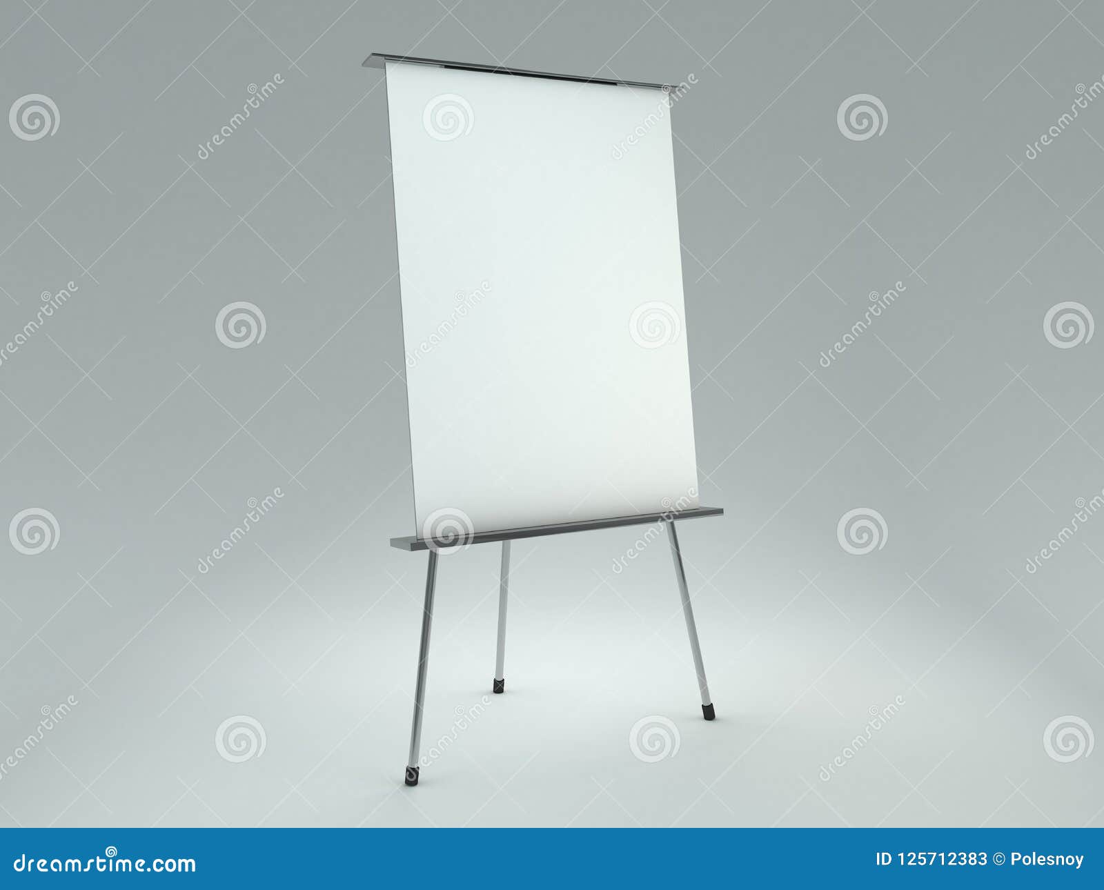 Stand for Placing Images and Texts. 3D Stock Illustration ...