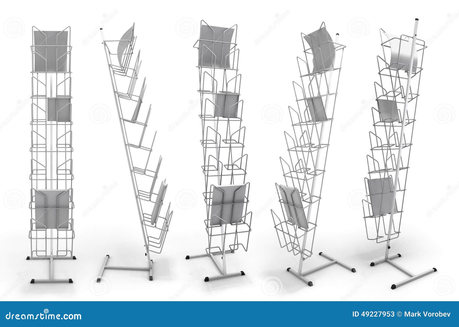 Stand with Promotional Materials from Different Species Stock ...