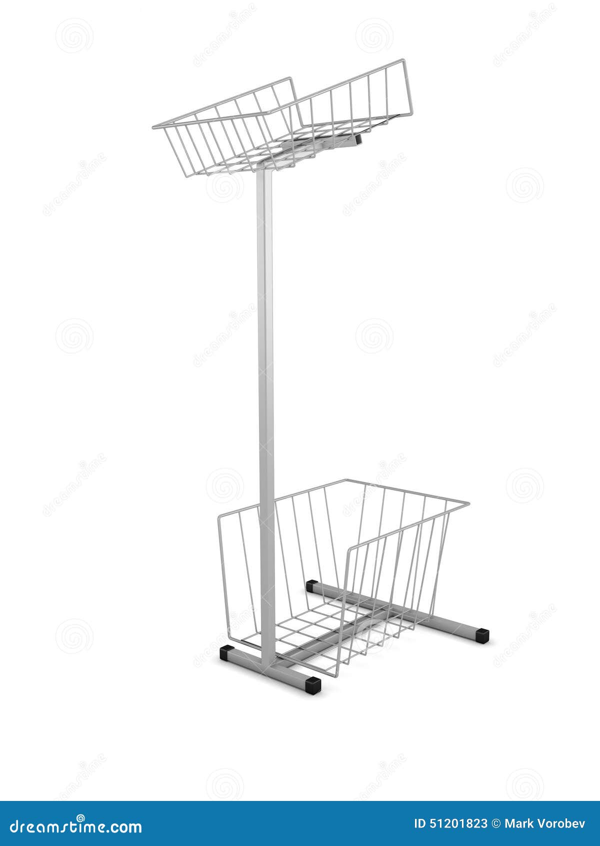 Stand for Promotional Materials Stock Illustration - Illustration of ...