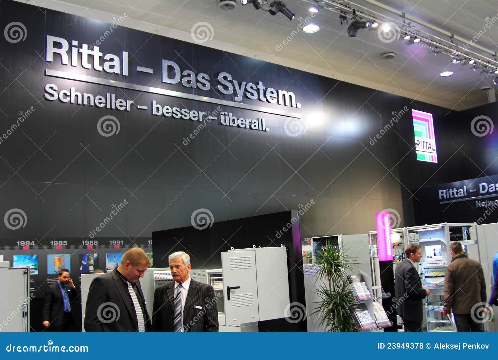Stand of the Rittal in CEBIT Computer Expo Editorial Stock Photo ...