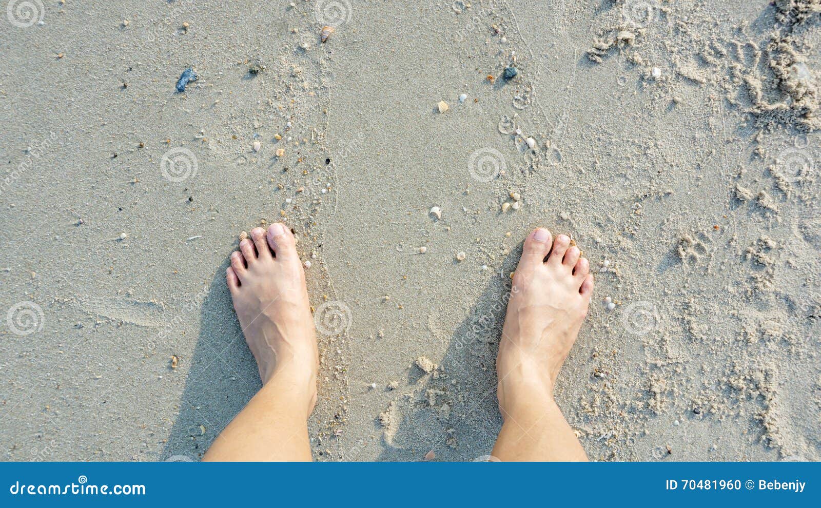 Stand on sand stock photo. Image of space, sand, legs - 70481960