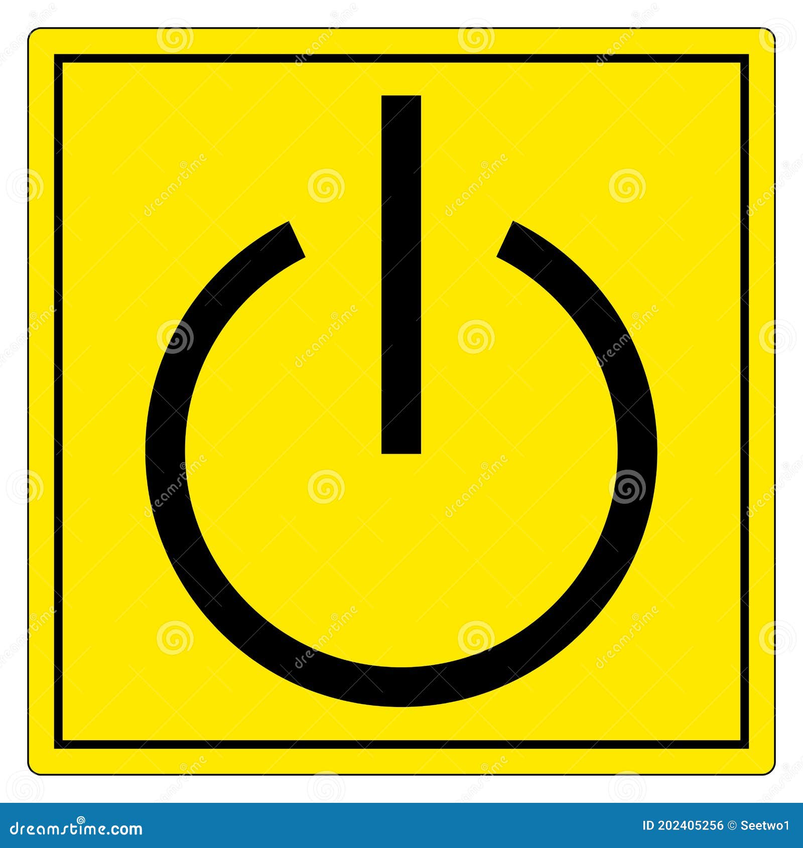 Stand-by Symbol Sign, Vector Illustration, Isolate on White Background ...