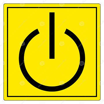 Stand-by Symbol Sign, Vector Illustration, Isolate on White Background ...