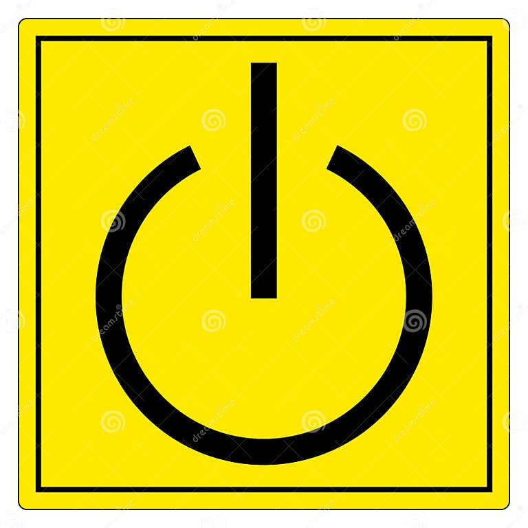 Stand-by Symbol Sign, Vector Illustration, Isolate on White Background ...