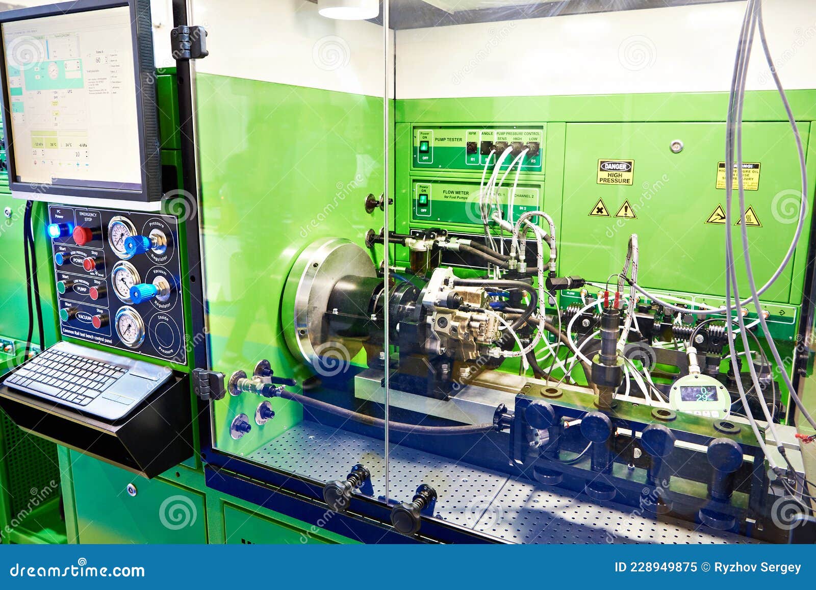 Stand for Testing Injectors and Pumps of Diesel System Editorial Image ...