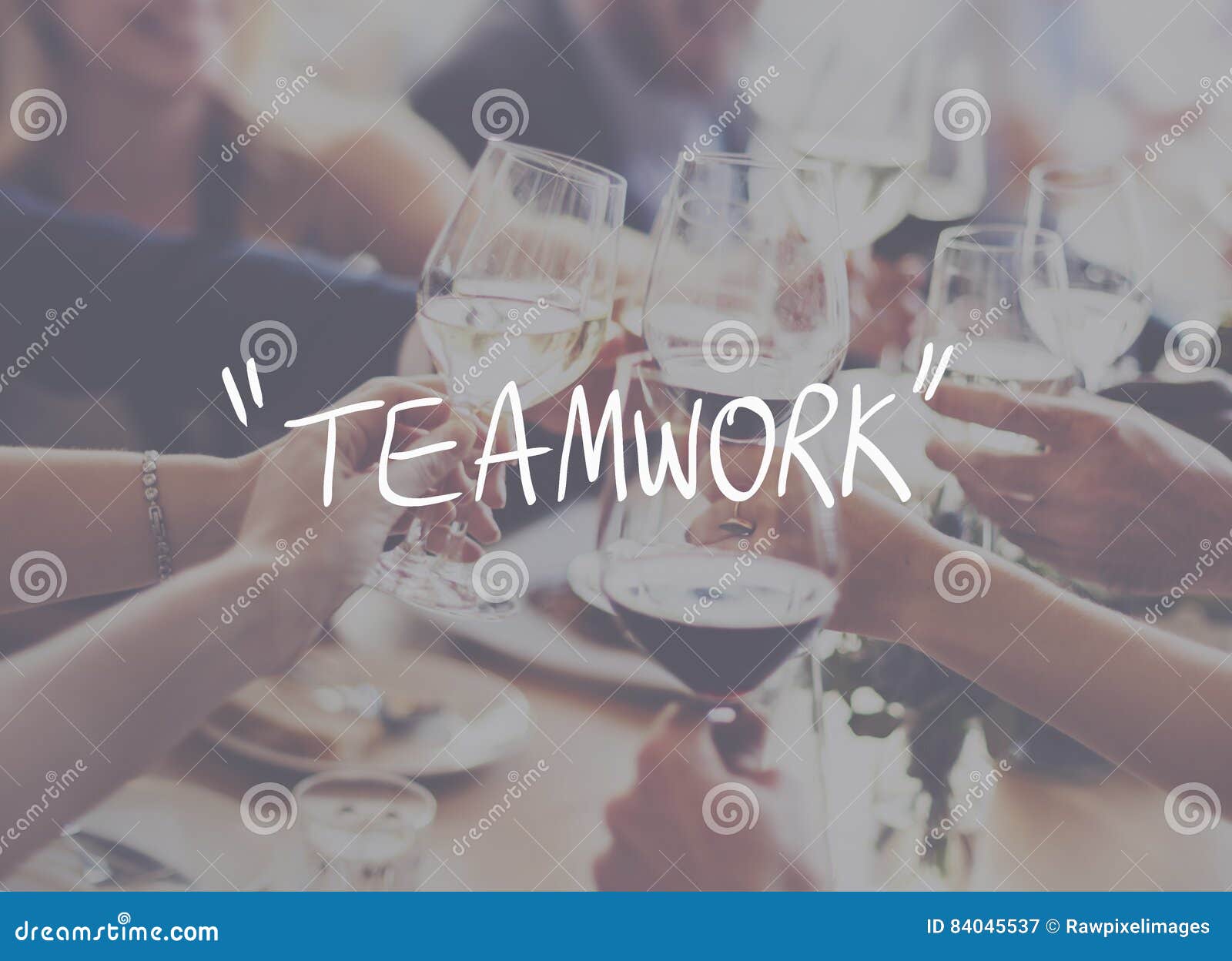 Stand Together Strong Teamwork Cooperation Concept Stock Image - Image ...