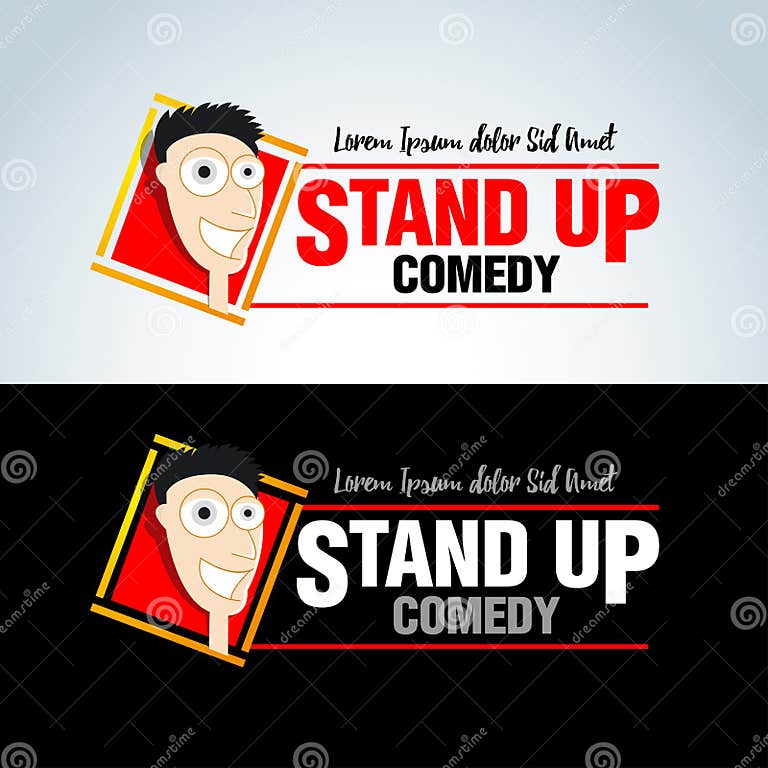 Stand Up Comedy Logos, Badges, Emblems. Vector Format. Stock ...