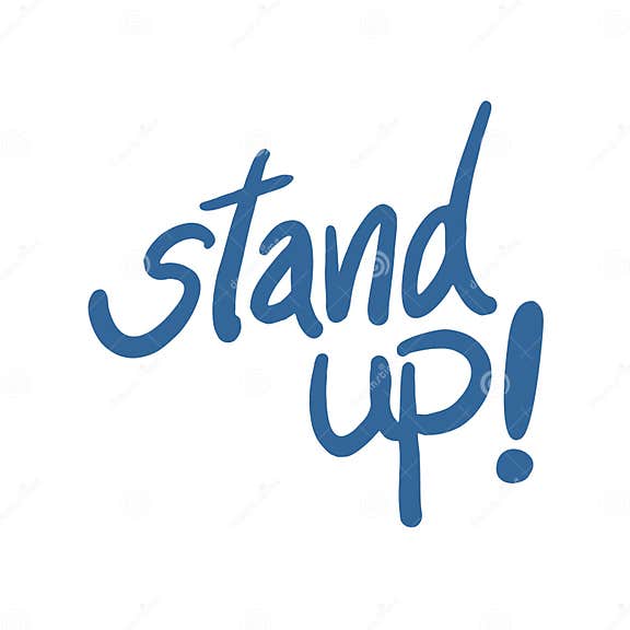 Stand up icon design stock vector. Illustration of white - 111225149