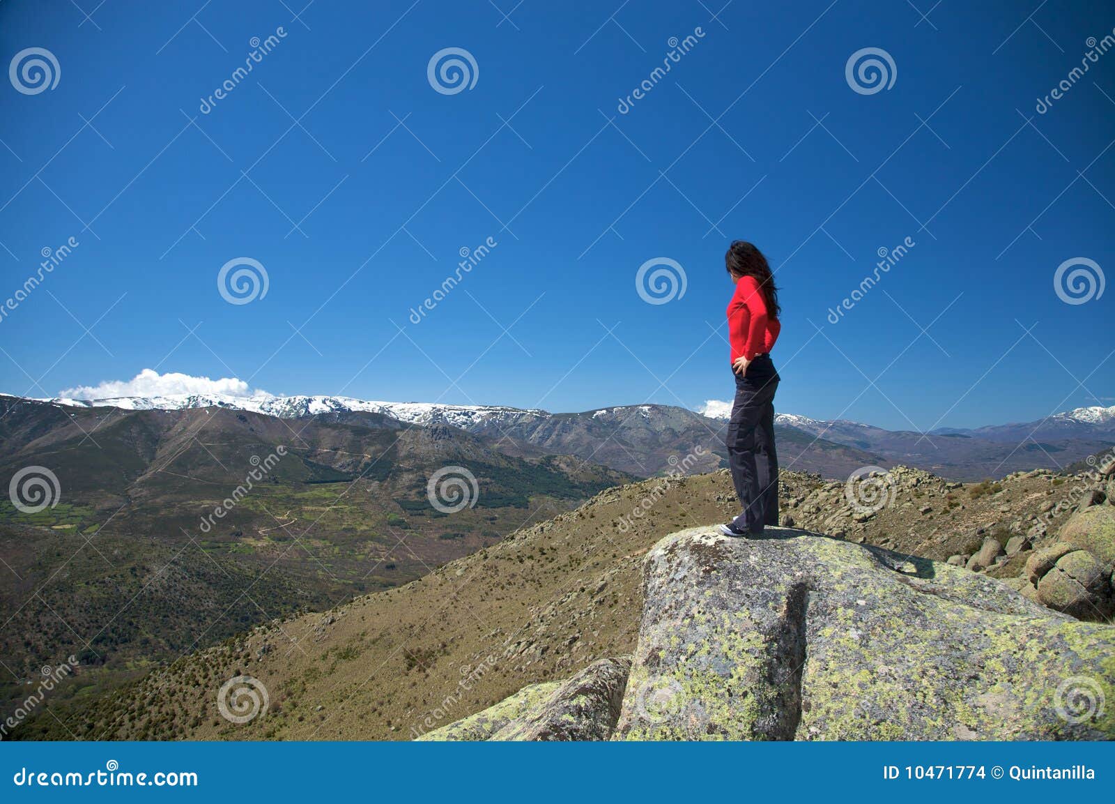Stand up the valley stock photo. Image of alone, modern - 10471774